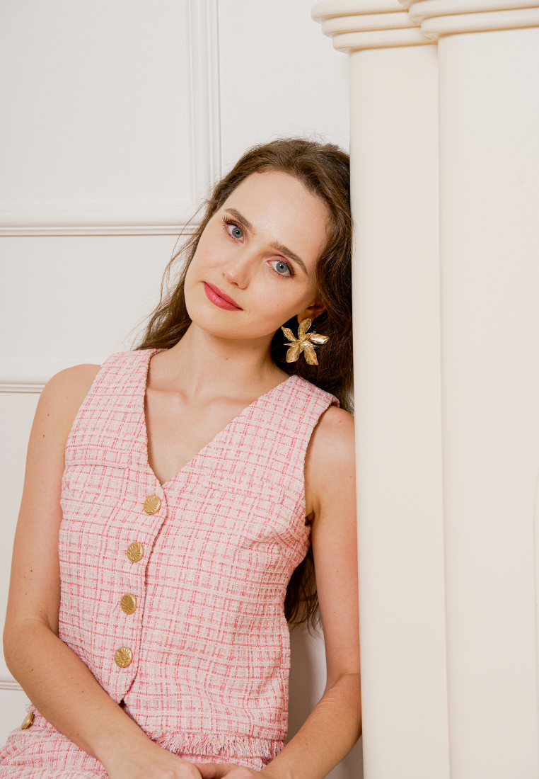 Love Knot Label | Eudora Tweed Vest Top