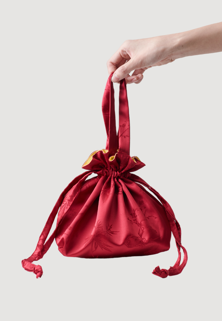 Love Knot Label | LK CNY Special Edition Lucky Drawstring Bag(Red)